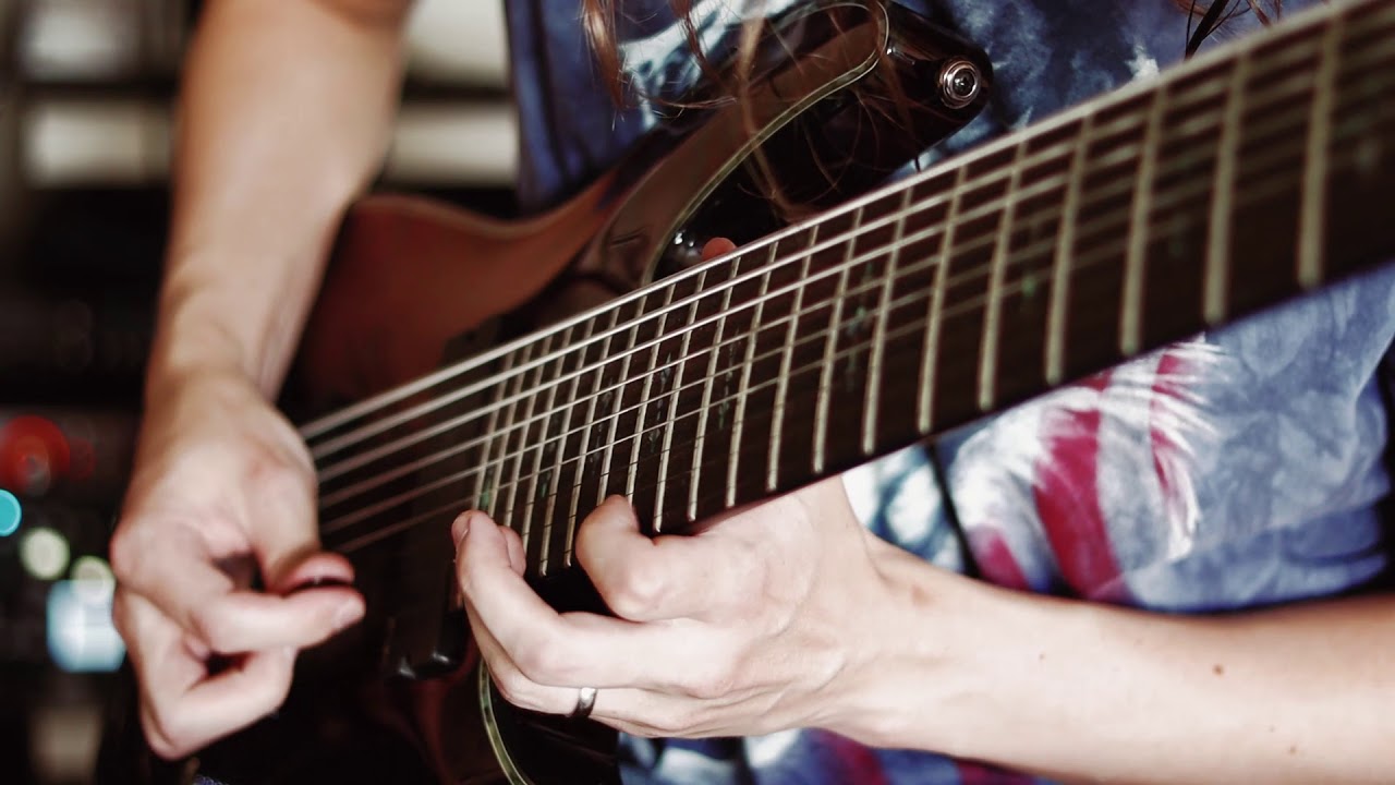 9 String Guitar Clean Solo Improvisation (SCHECTER HELLRAISER C9) - YouTube