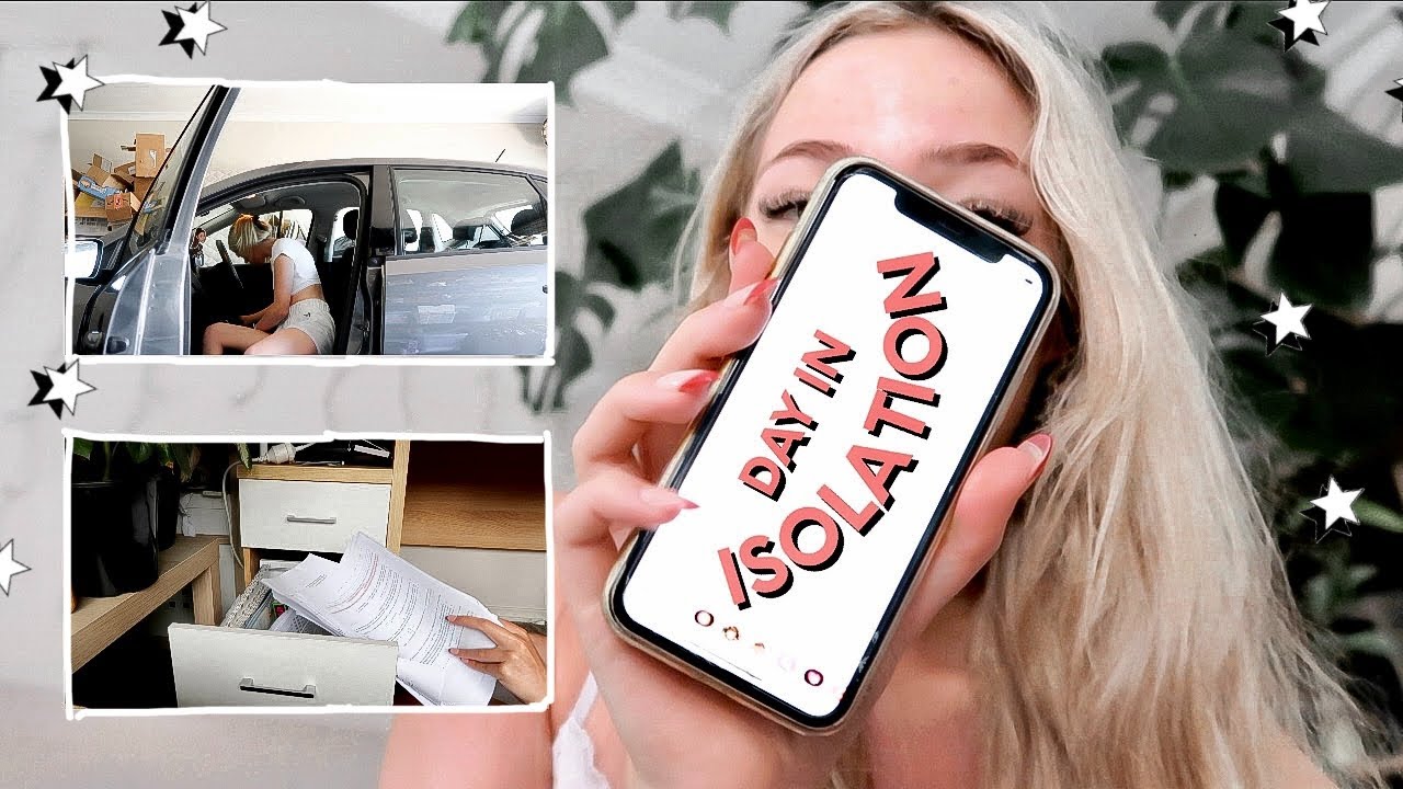 isolation day in my life || stuck at home in isolation - YouTube