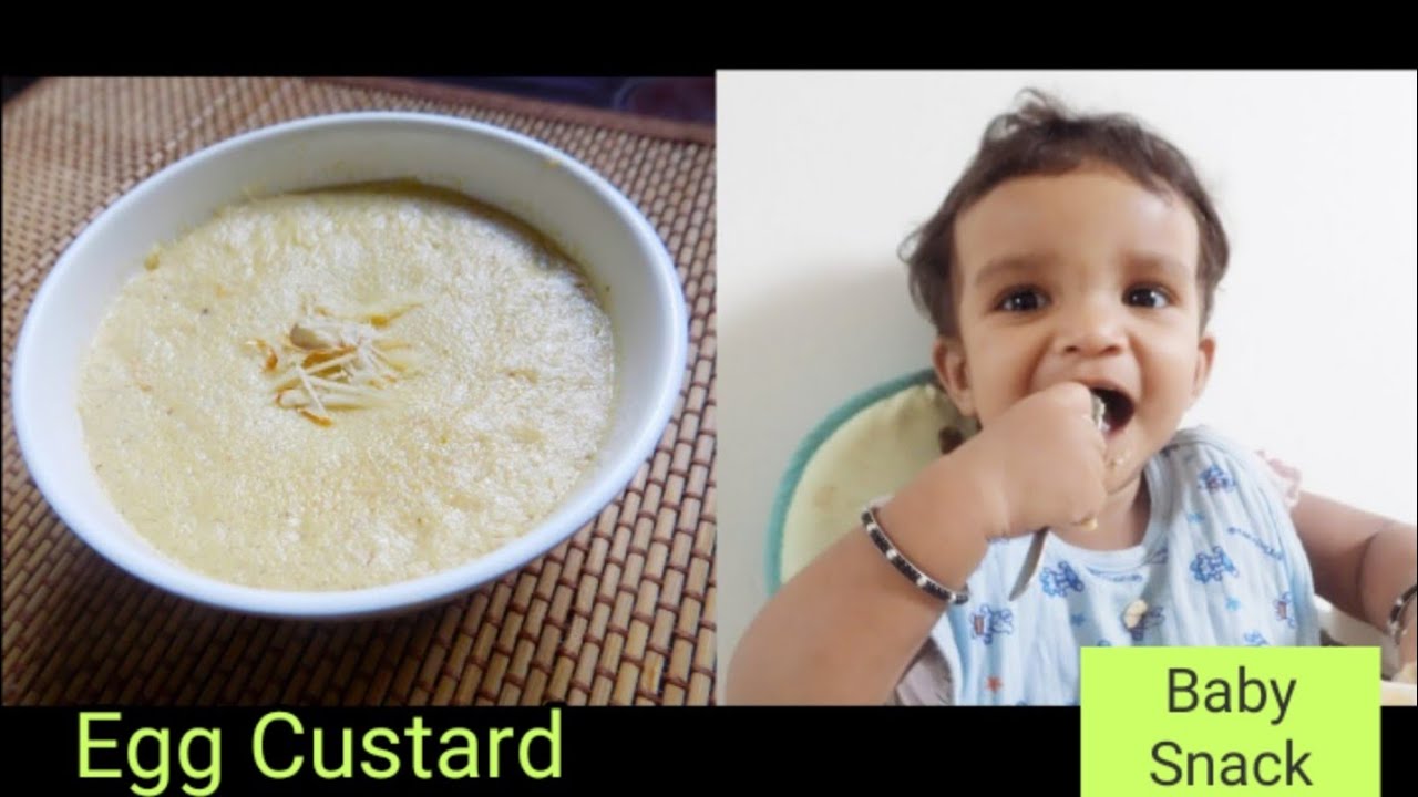 Egg Custard | Pudding Recipe | 1+ year old Baby Food | Babies and ...