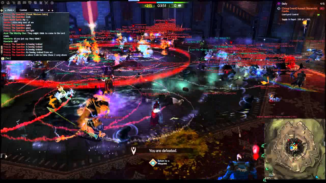 Guild Wars 2 Seafarer's Rest Begining of season one wvw - YouTube