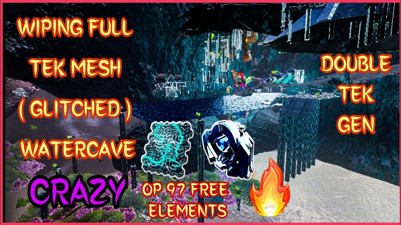 Ark Mobile - Raiding On Full Tek Full Mesh ( Glitched ) Base Also ...
