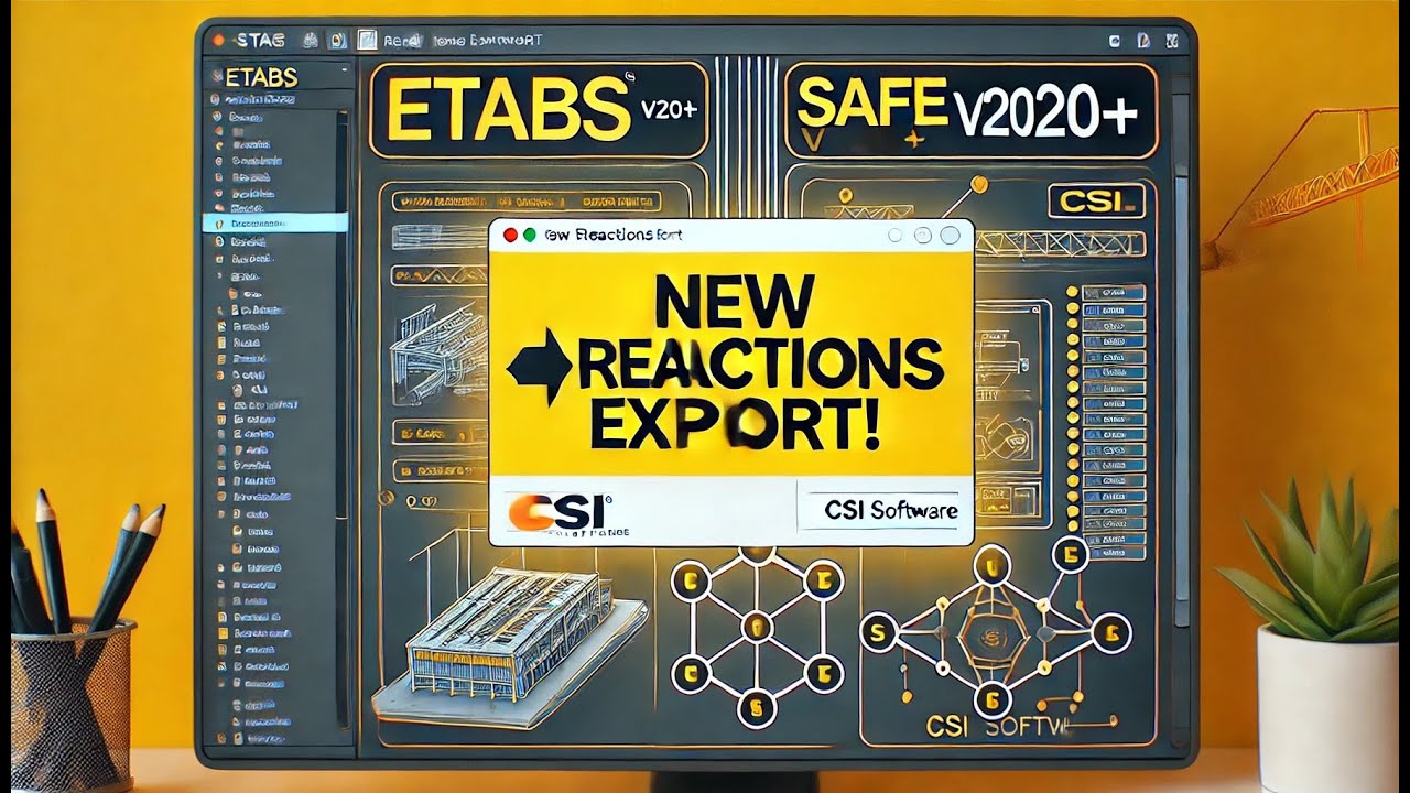 Export New Reactions From Etabs To Safe V20 And Above - YouTube
