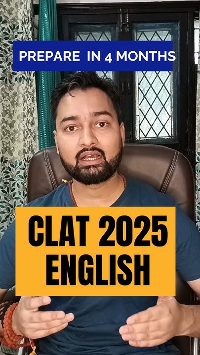 How to Prepare for CLAT- English in 4 Months ? #clat #clat2026 #clat2025preparation # ...