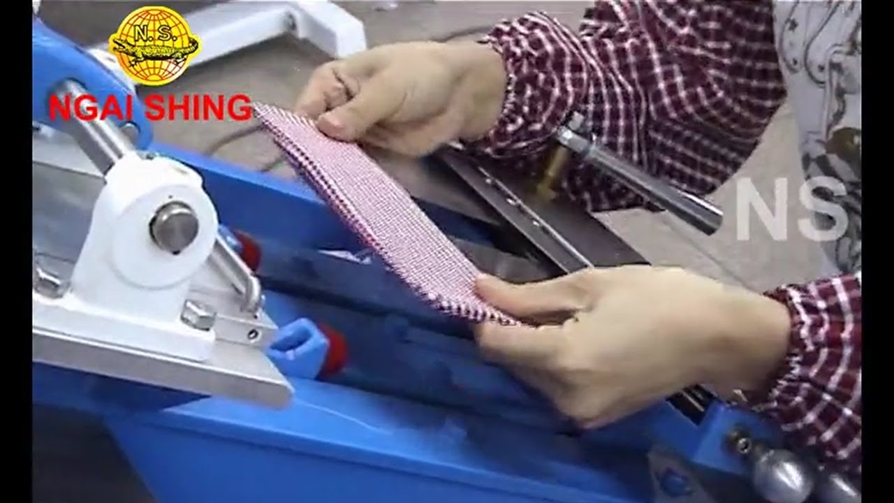 NS-46 Cuff Turning and Blocking Machine 袖口機, cuff machine 介英機, sleeve ...