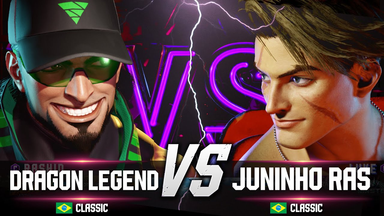 SF6 Dragon Legend (Rashid) vs JUNINHO RAS (Luke) Street Fighter 6 - YouTube