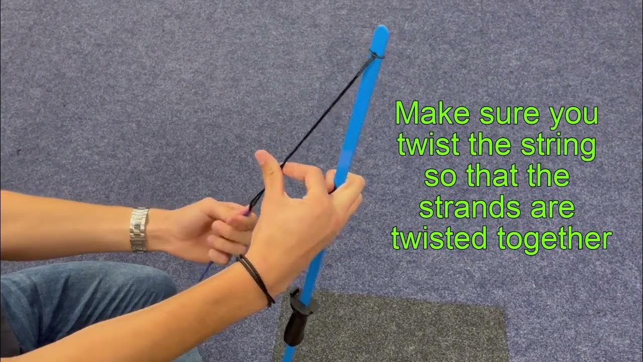 How to replace the string on your Arrows Archery bow - YouTube