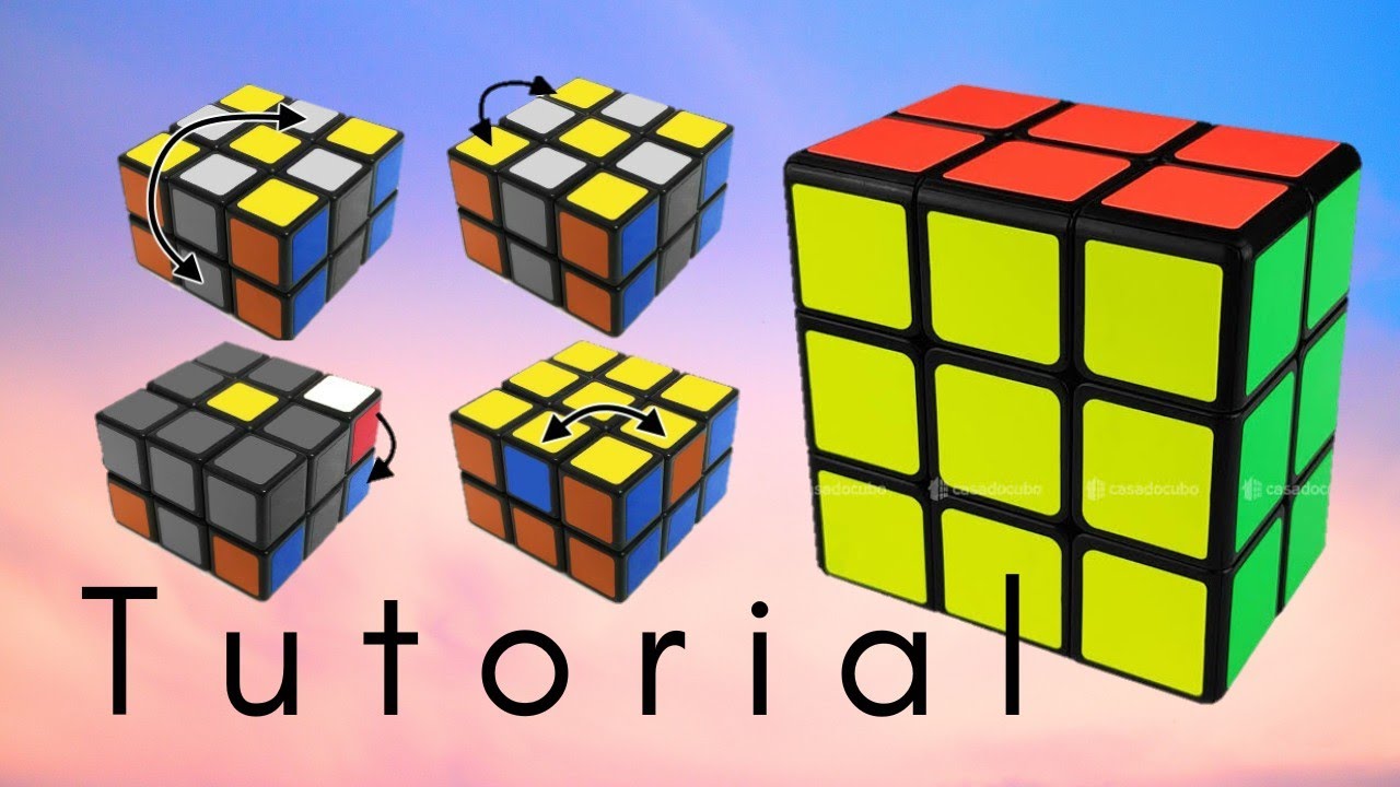 Cubo 3x3x2 | Tutorial Completo / Só em 4 Etapas - YouTube