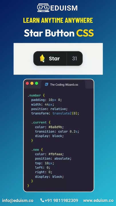 Star Button Css Css Programminglanguage Websitedevelopment Data Datascience Cssbeginners