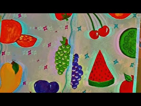 Draw fruits and colured it.drawing fruits@APDRAWING @Loserfruit - YouTube