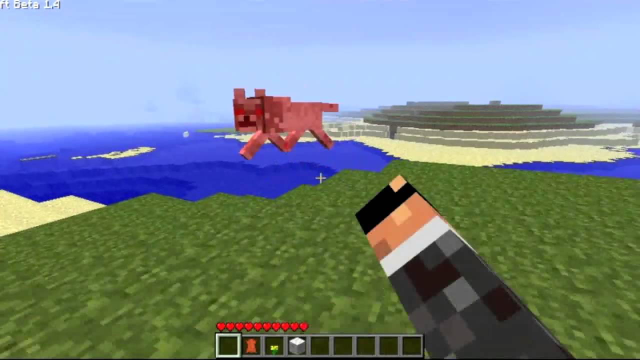 Minecraft: Beta 1.4 - Wolves! - YouTube