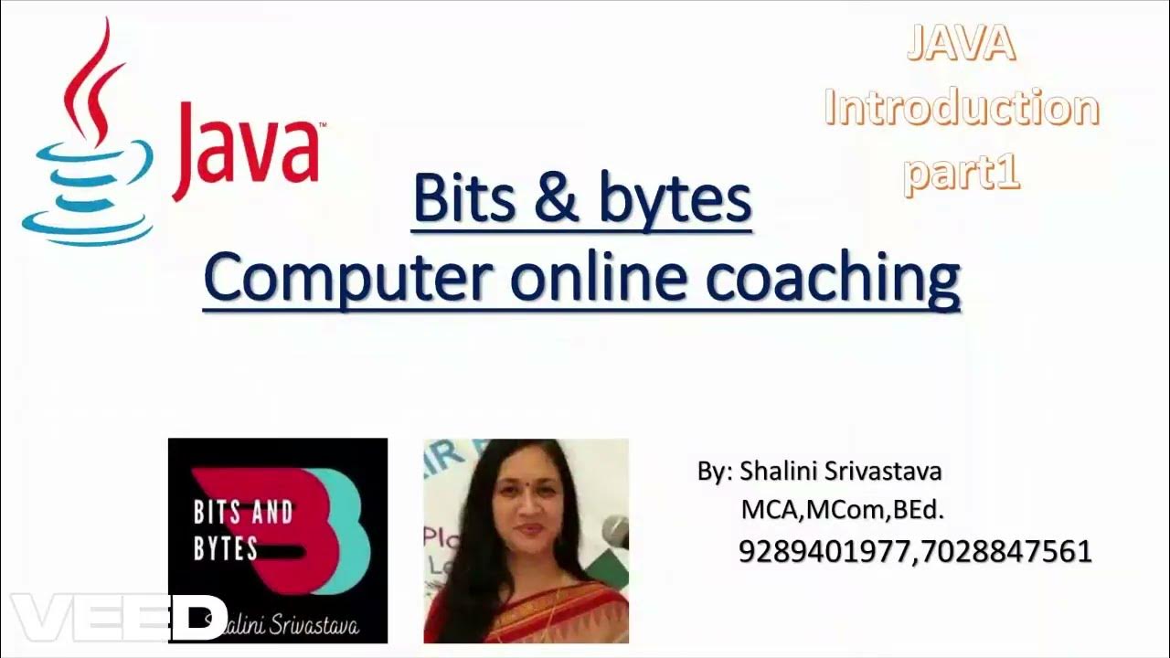 INTRO TO JAVA PART1 - YouTube