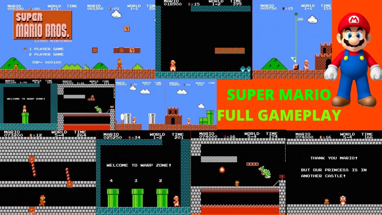 Super Mario full game play - YouTube