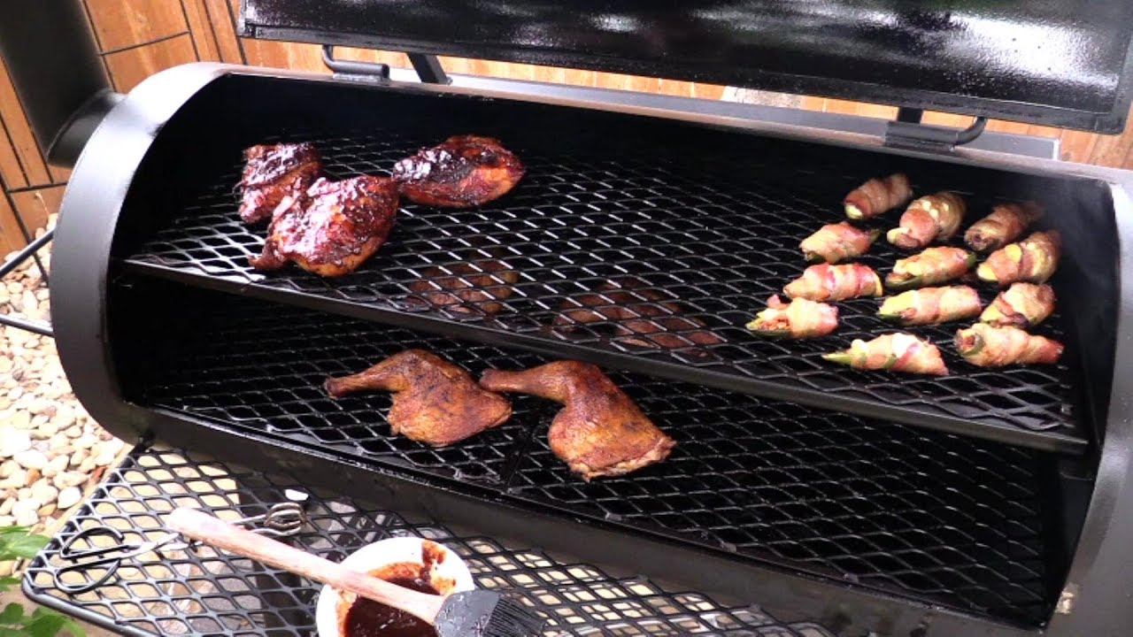 Smoked BBQ Chicken & Pulled Pork Jalapeno Poppers - YouTube