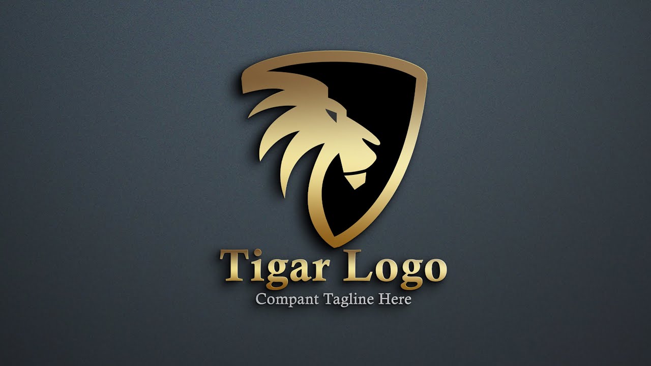 Tigar Logo Design - Photoshop Tutorial - YouTube
