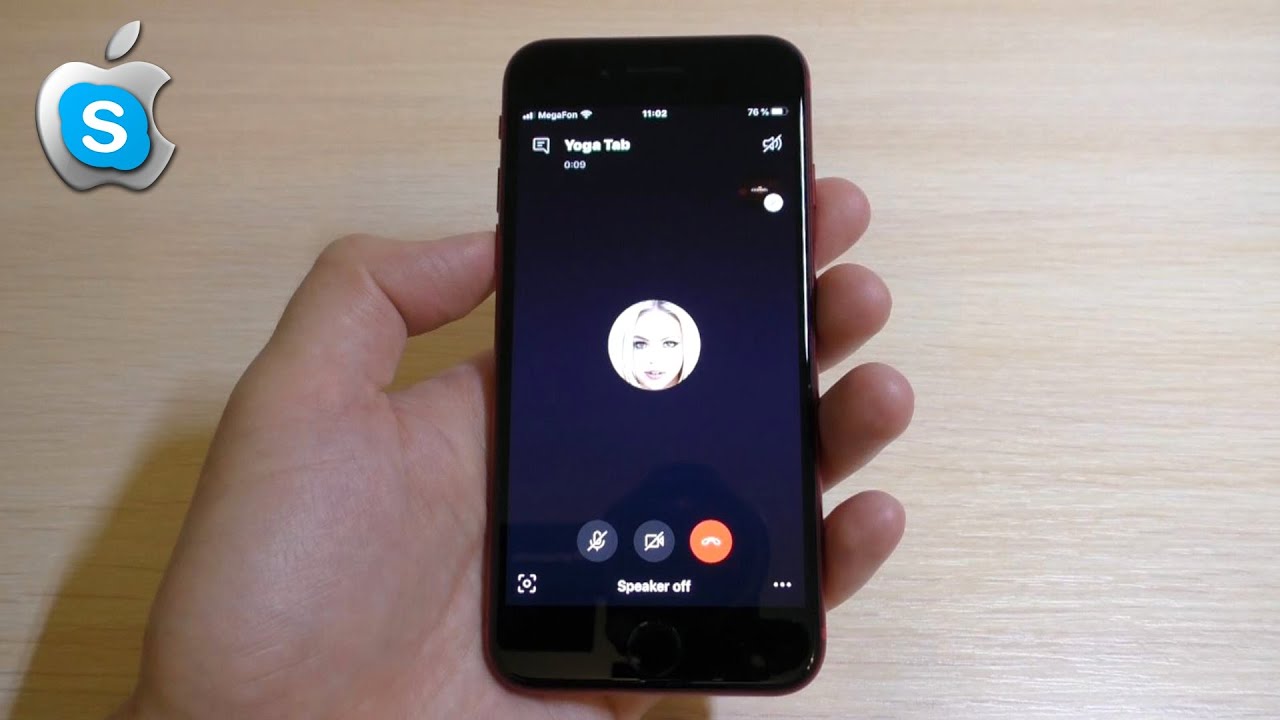 Skype Incoming Call (iOS) - YouTube