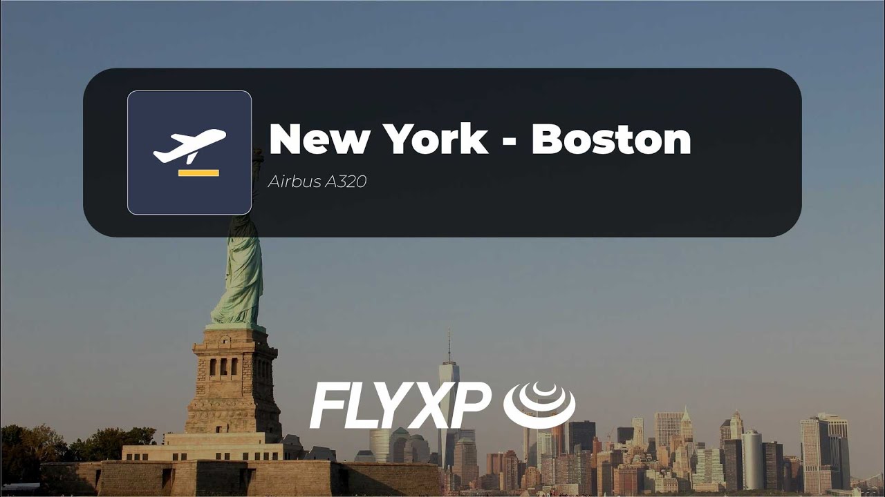 Flight New York to Boston | Immersive Aircraft Sounds | ASMR - YouTube