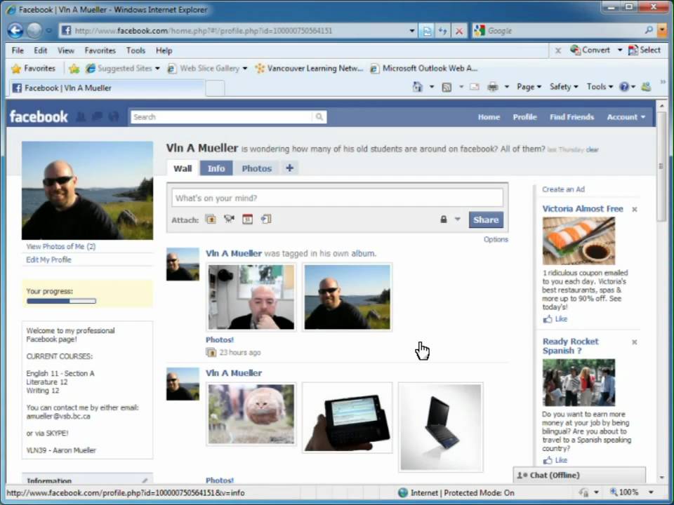 Facebook Login & Profile Information Tutorial - YouTube