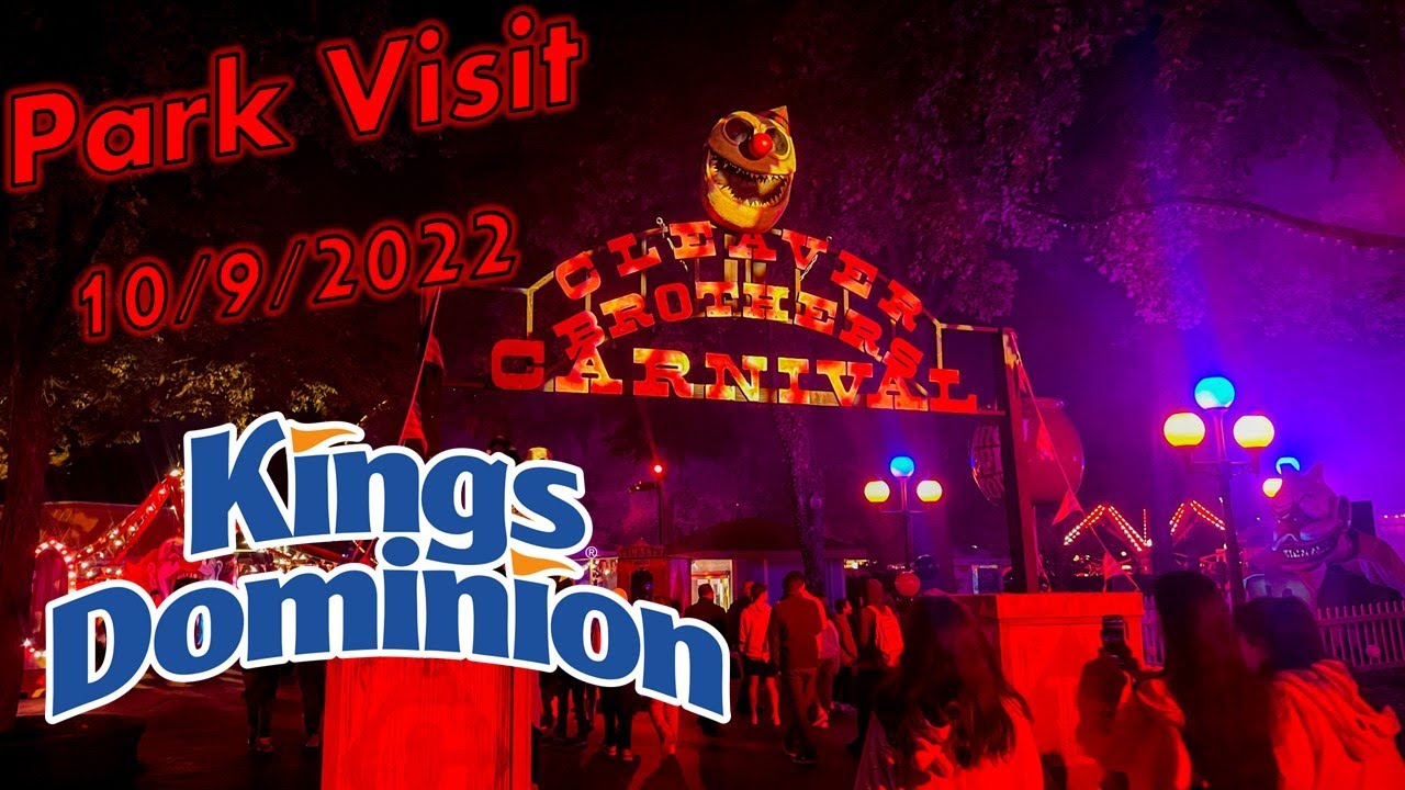 Kings Dominion 10/9/2022: First Time at KD's Halloween Haunt! - YouTube