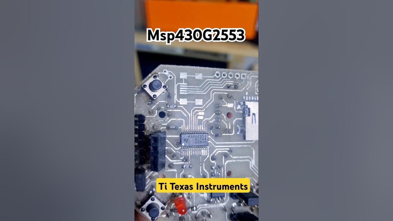 MSP430G2553 :TI texas Instruments #trending #msp430 - YouTube