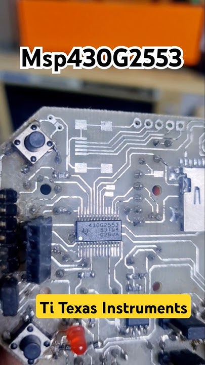 MSP430G2553 :TI texas Instruments #trending #msp430 - YouTube
