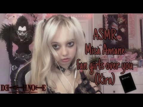 ASMR Misa fan girls over you (Kira/Light) 🍎 - YouTube