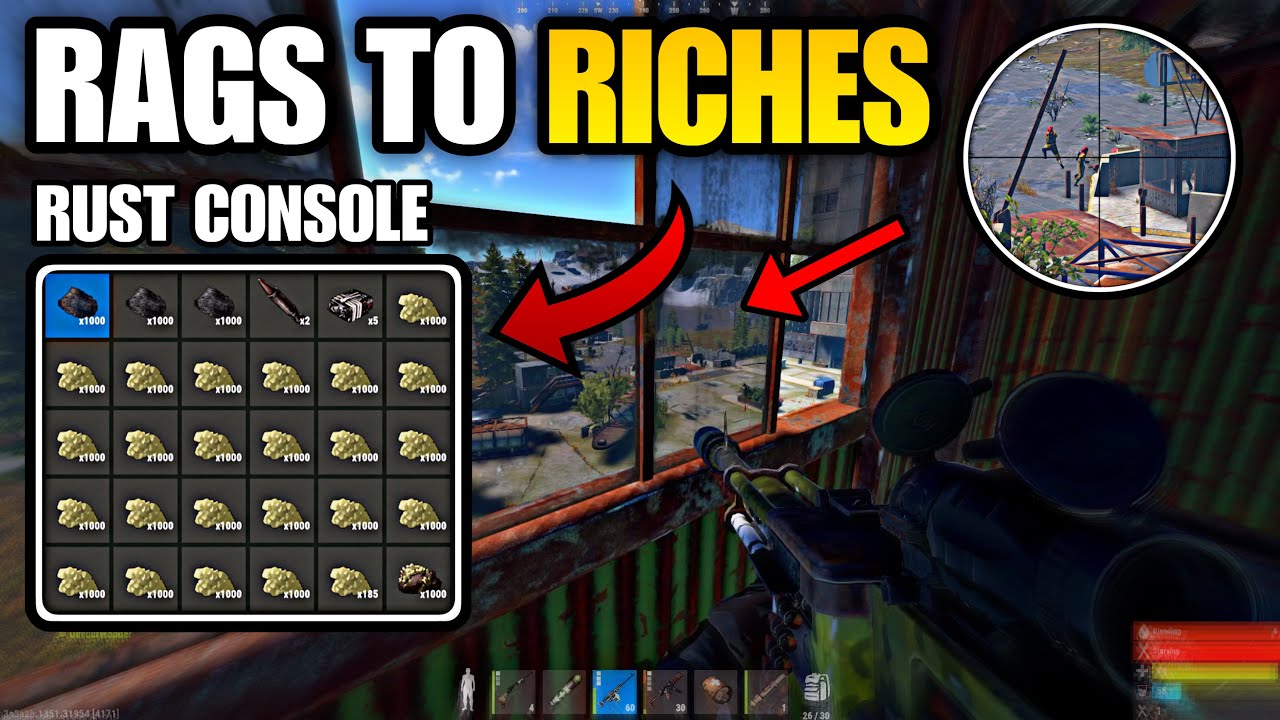 Rags to RICHES - Rust Console Edition - YouTube