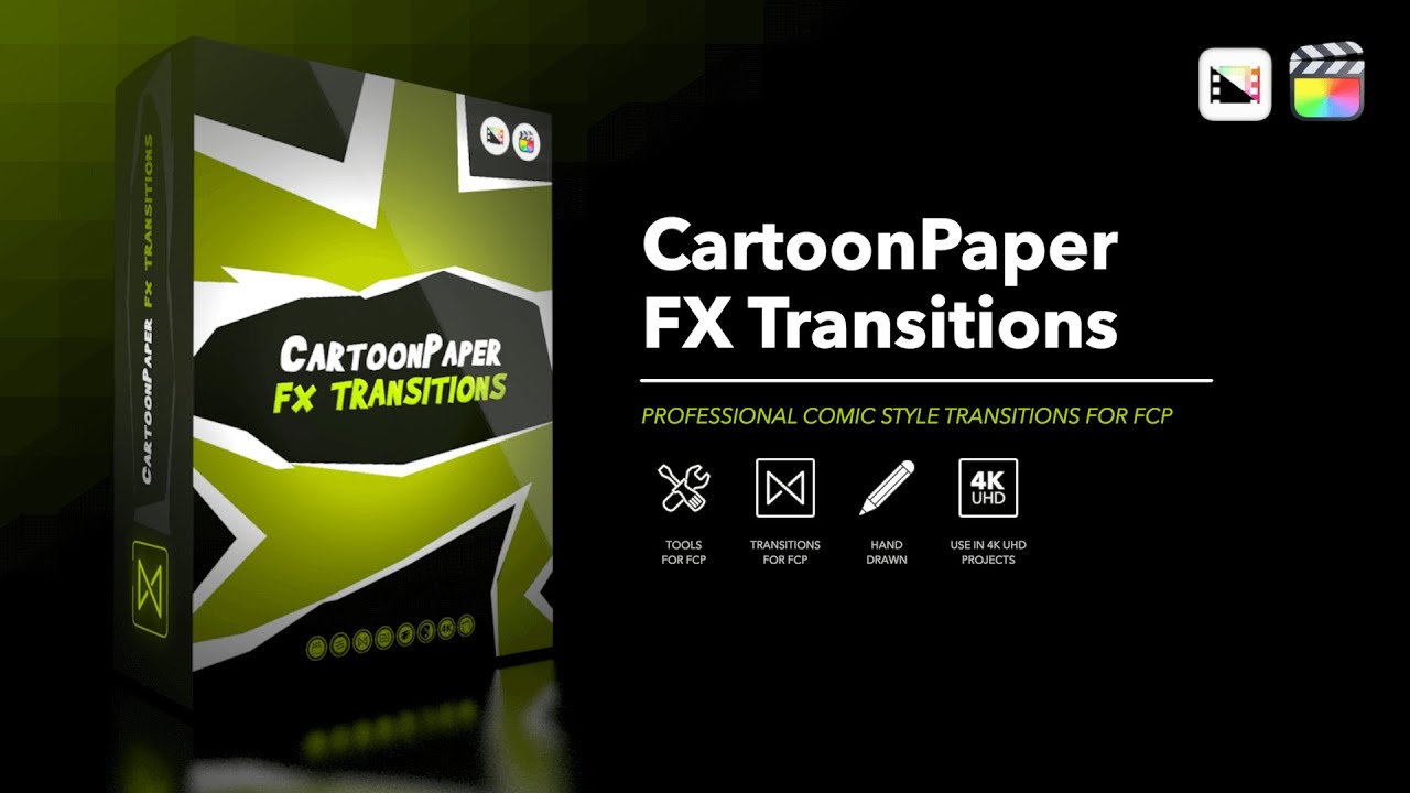 CartoonPaper FX Transitions - Professional Comic Style Transitions for ...