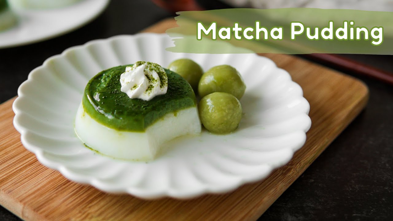 Matcha Milk Pudding Recipe | Only 5 ingredients - YouTube