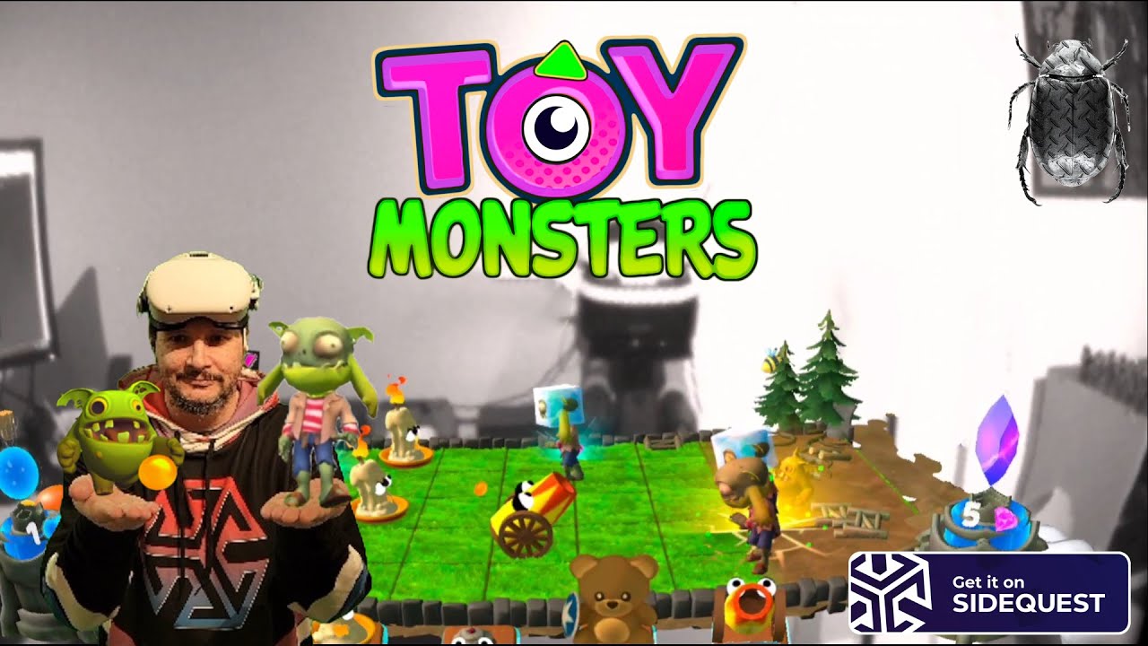 Toy Monsters VR - Plant vs Zombies in VR - Quest 2 - YouTube