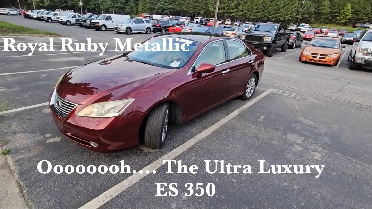 And another one 2008 Royal Ruby Lexus ES350 Ultra Luxury POV Test Drive ...