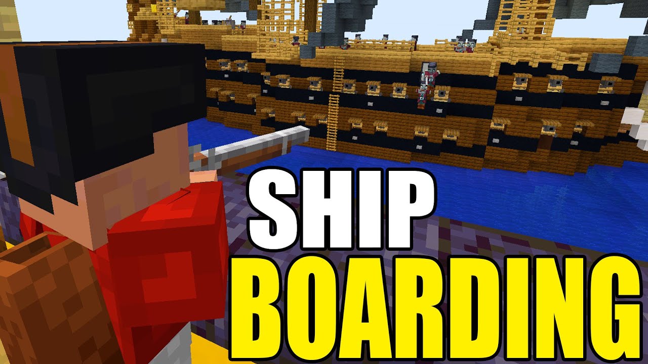 Red Coat Army Pirate Ship Boarding BATTLE! - Minecraft NPC Wars - YouTube