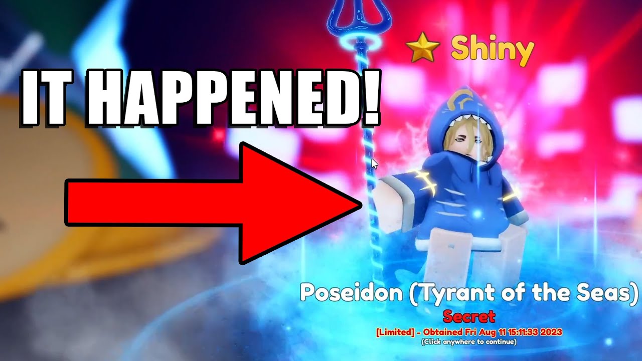 I GOT SHINY POSEIDON... - YouTube
