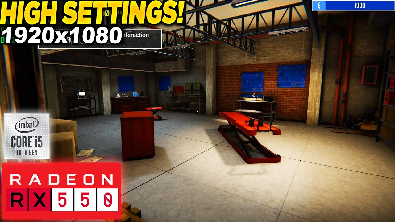 Biker Garage Mechanic Simulator RX 550 - 1080p High, - YouTube