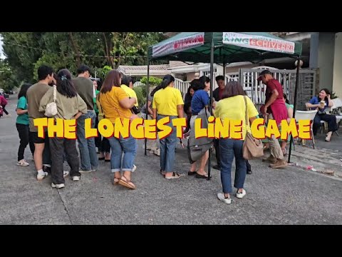 The Longest Line Game | Pedro Reverente Family Reunion - YouTube