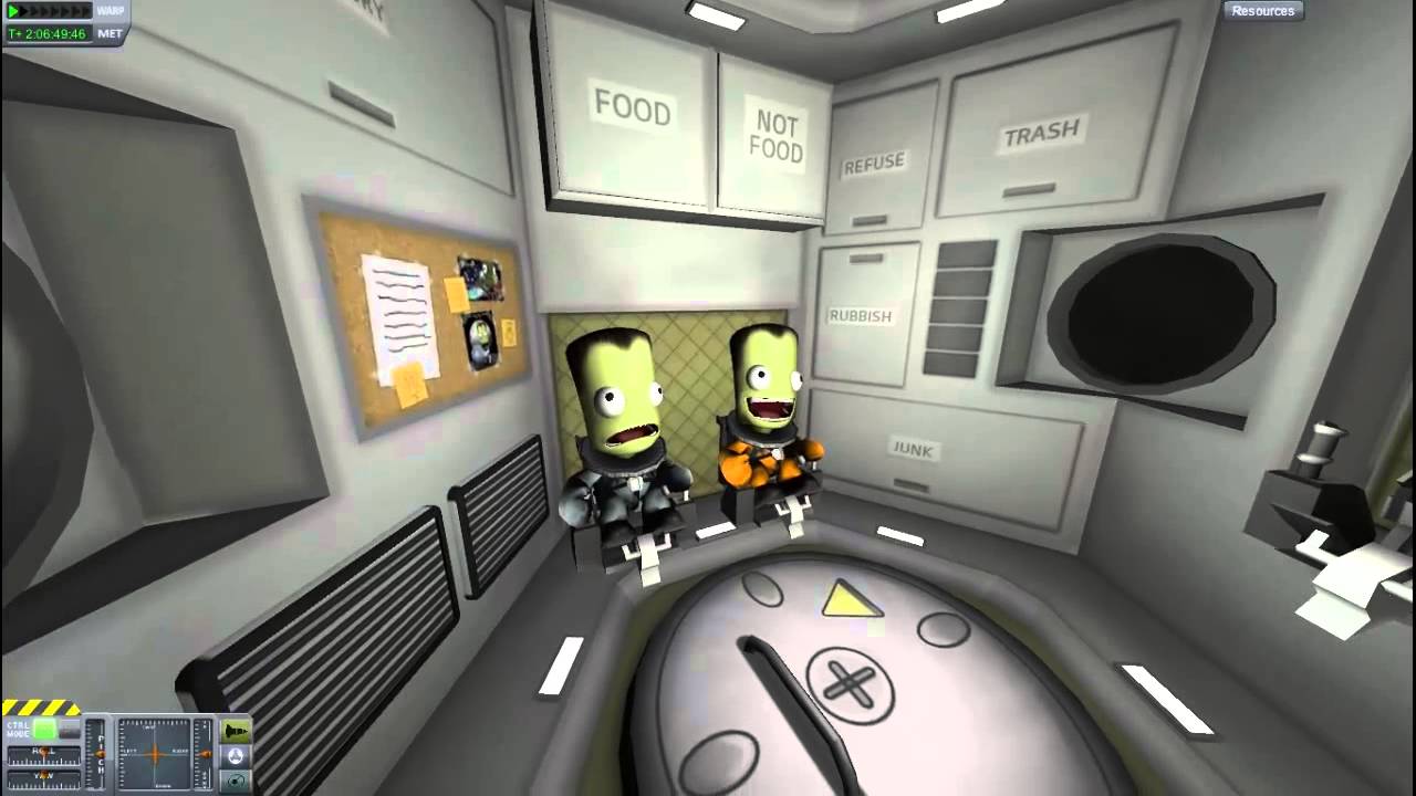 The scared kerbal... - YouTube