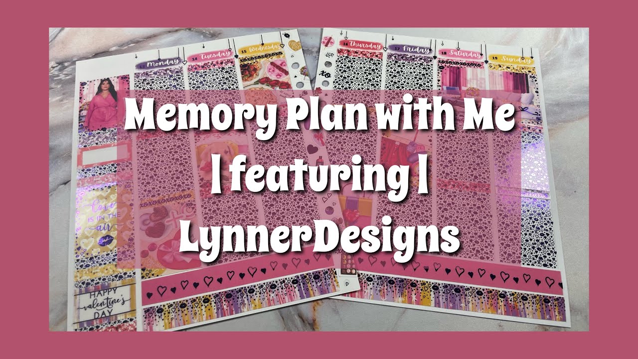 Memory Plan with Me | featuring | LynnerDesigns - YouTube