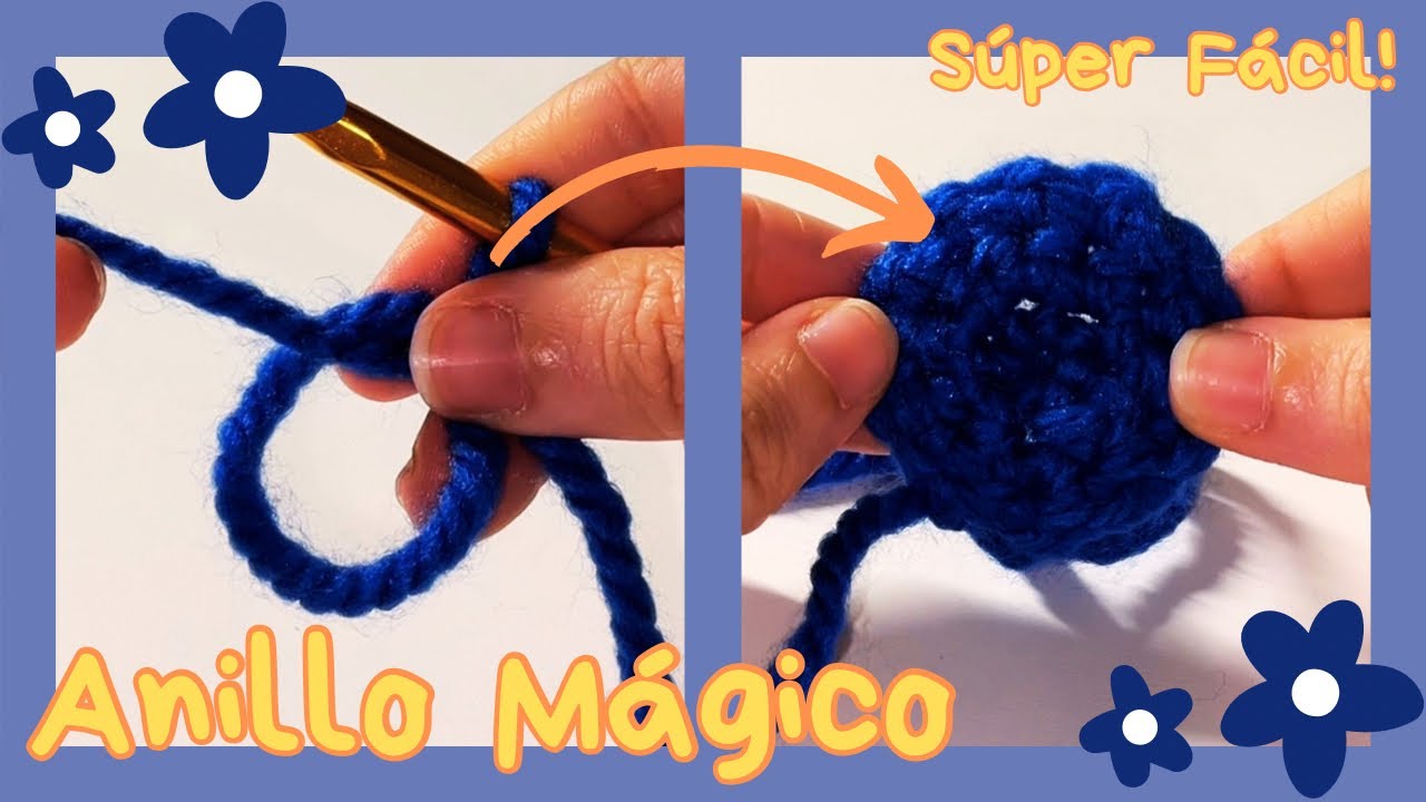 Tutorial de Anillo Mágico (Magic Ring) en Crochet Paso a Paso | Crochet ...