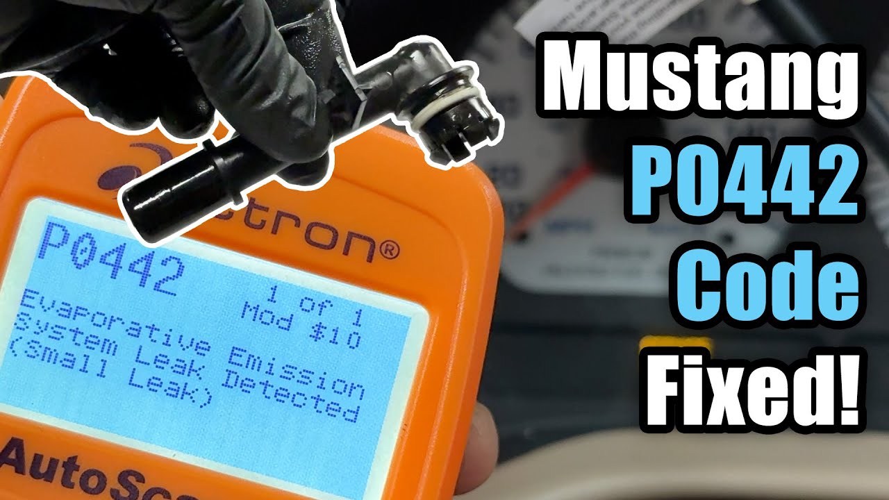 Fix Code P0442 on a Mustang - YouTube