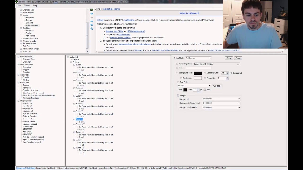 ISBoxer 41 Menu Primer - Round robin, Character Set overrides, Extra ...