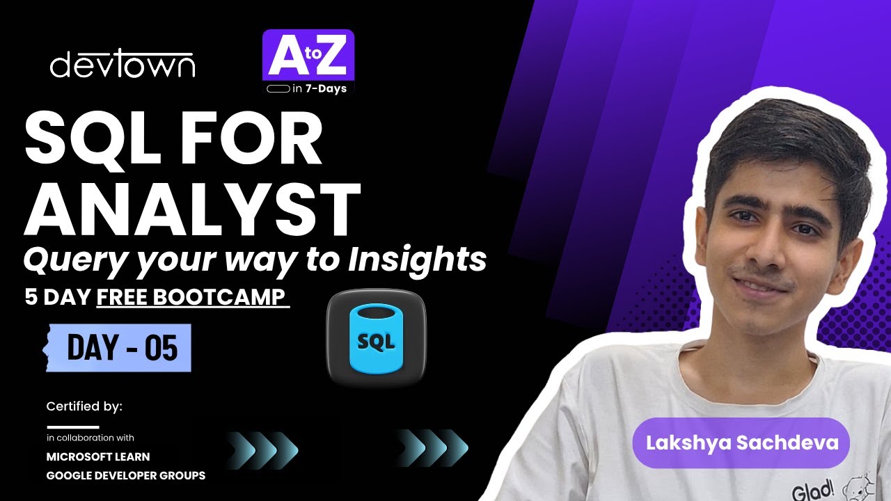 DAY - 5 | SQL FOR ANALYST - QUERY YOUR WAY TO INSIGHTS - 5 DAYS FREE ...