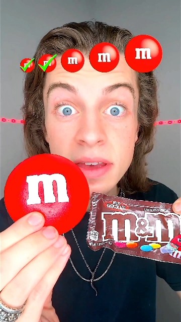 Small, Big, Giant Red M&M's!? 🤤#shorts - YouTube