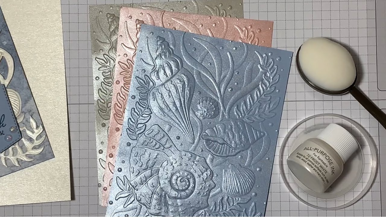 Pearlescent Cardstock - YouTube