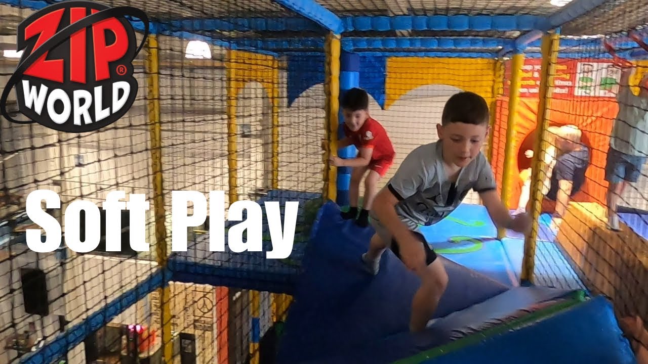 Fun Indoor Soft Play Area Playground Zip World Conwy - YouTube