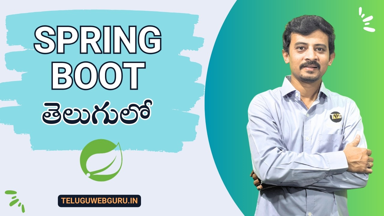 Spring Boot Tutorial In Telugu Spring Boot Tutorial తెలుగులో Telugu Web Guru Youtube