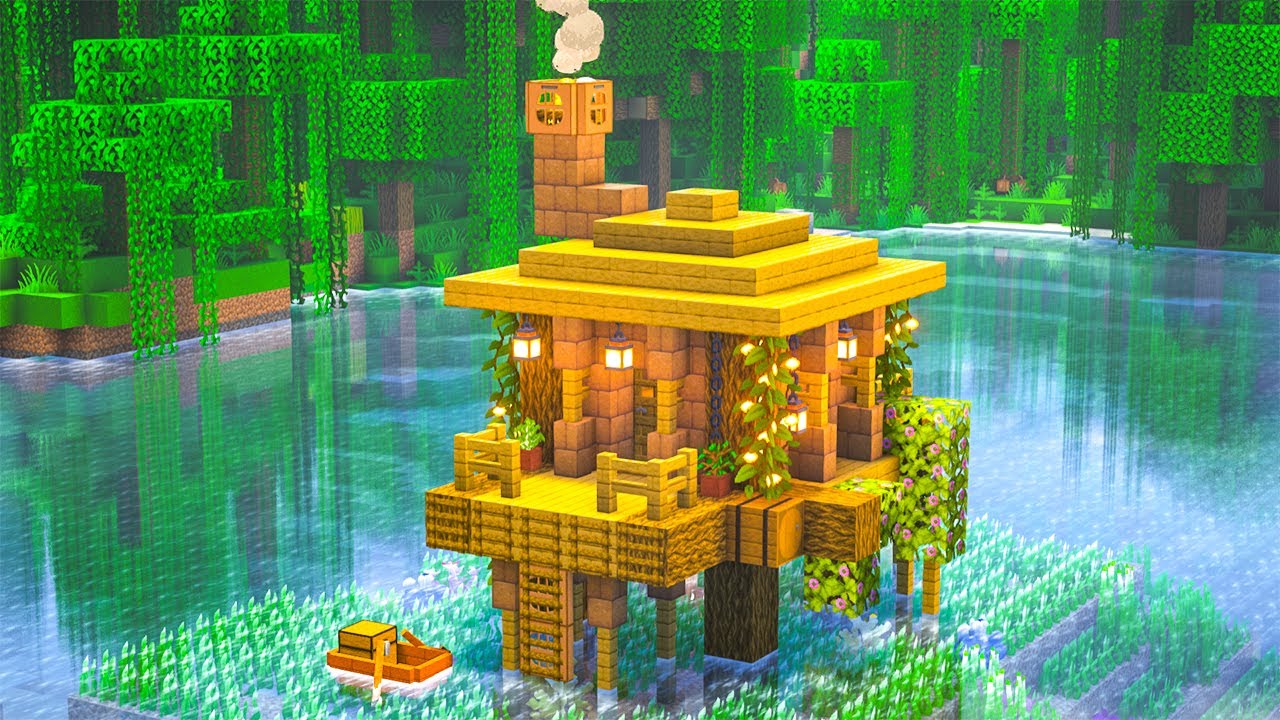 Minecraft's ultimate fishing retreat: Fisher man's Oak House revealed ...