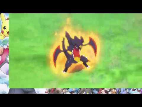 Mega Garchomp VS Mega Charizard X Pokemon XYZ Episode 34 - YouTube
