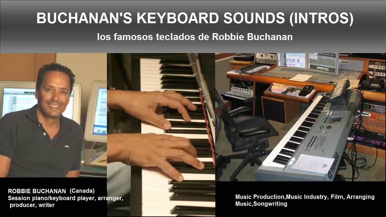 Robbie Buchanan: his Keyboard sounds/sonido de teclados (INTROS) - YouTube