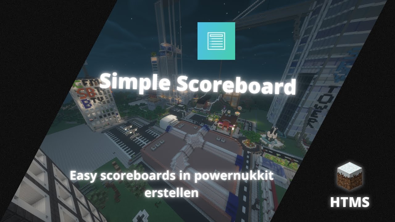 Erstelle SCOREBOARDS mit SIMPLE SCOREBOARD in Powernukkit | HTMS ...