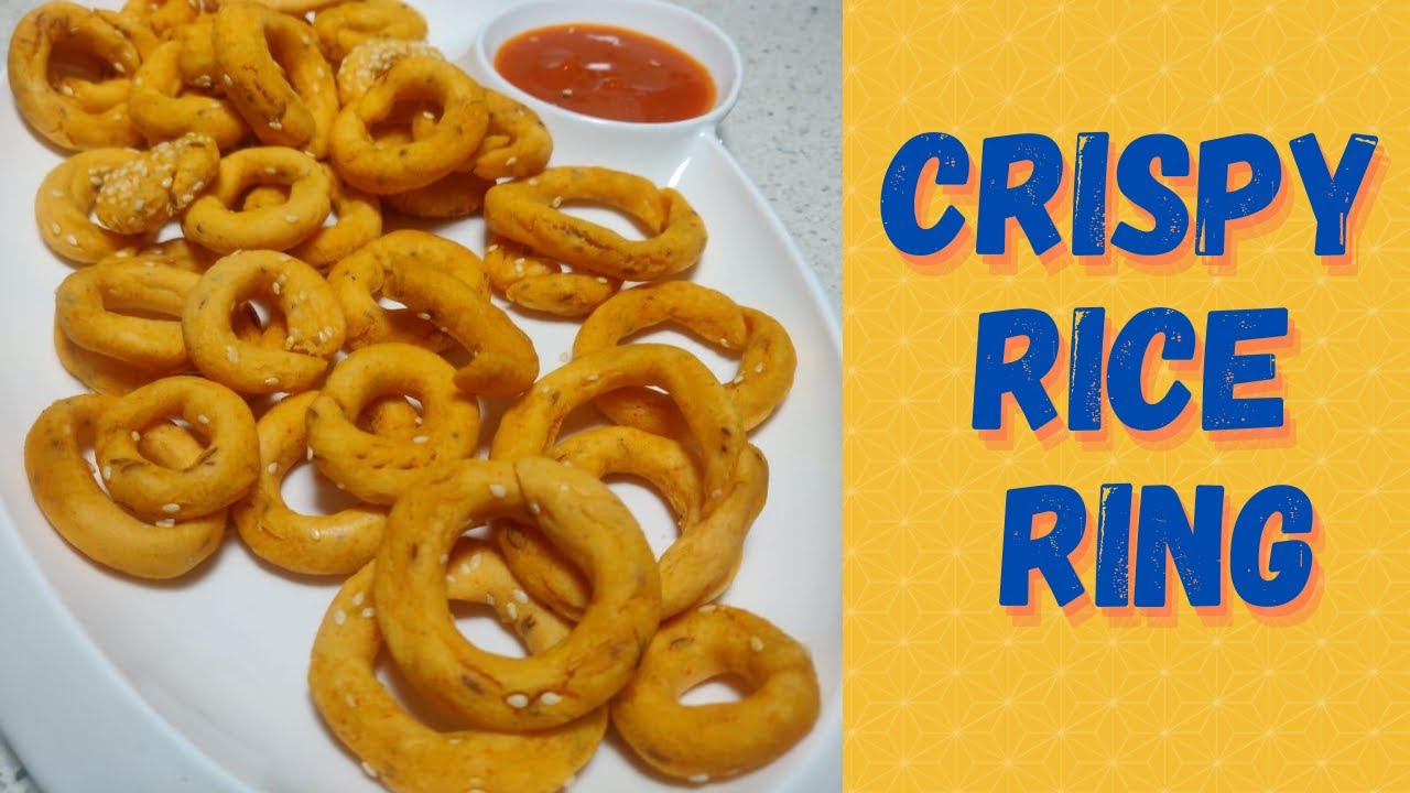 क्रिस्पी राइस रिंग्स | Crispy Rice flour Rings | Rice Chegodilu | RING ...