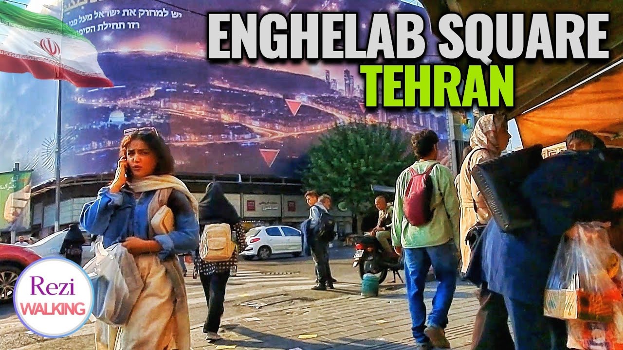 Tehran Street Life: Walking from Enghelab Square to Kargar North OCT ...